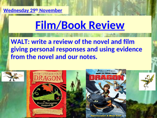 How To Train Your Dragon Ready-to-use lessons for Chapters 10 - 20 ...