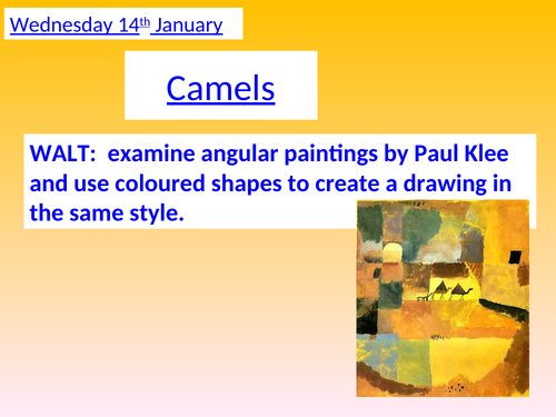 Paul Klee ~ A Complete Unit of Work related to this artists work ...