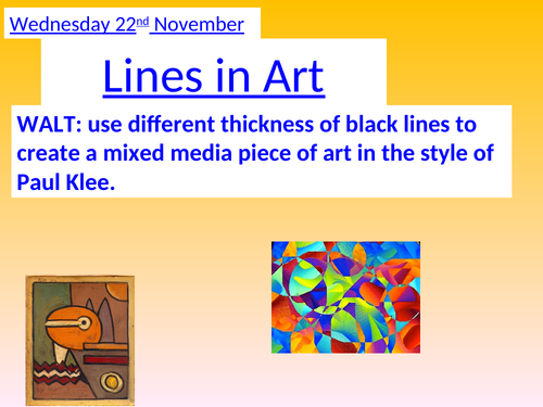 Paul Klee ~ A Complete Unit of Work related to this artists work ...