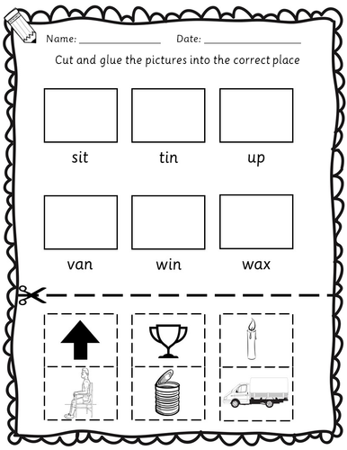 Reception/Year 1/Kindergarten - RWI set 1 phonics 'I can read' workbook ...