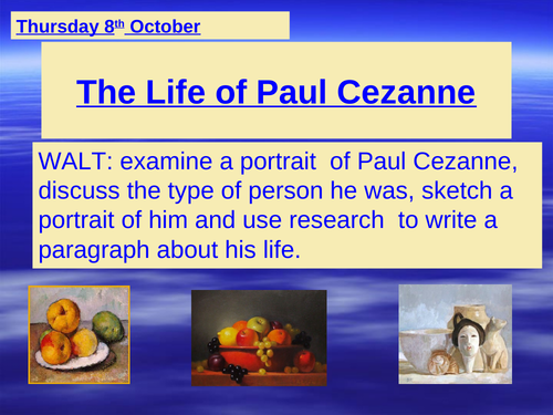 Art ~ Still Life ~ Paul Cezanne ~ A Complete Unit of Work | Teaching ...