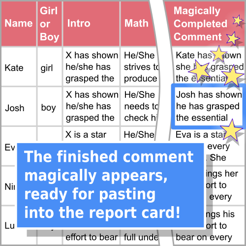 Report Comment Generator – A Time Saver! (or "report card" if you are ...