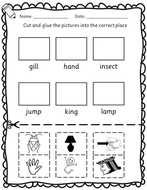 Year 1 / Reception - RWI phonics set 1 'I can read and write' workbook ...
