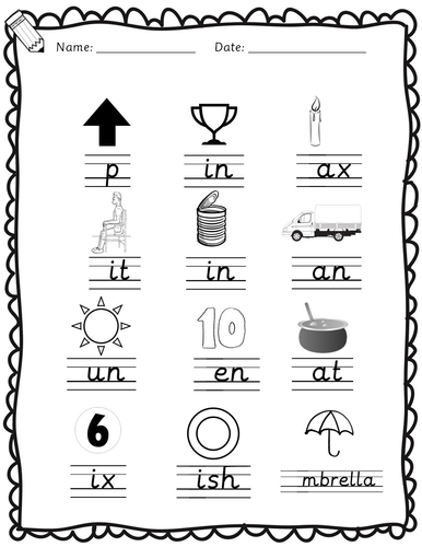 Year 1 / Reception - RWI phonics set 1 'I can read and write' workbook + set 1 flashcards ...