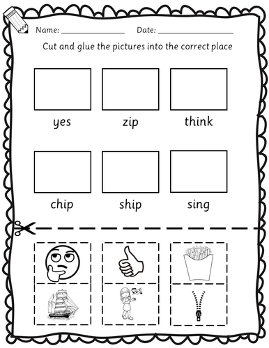 Year 1 / Reception - RWI phonics set 1 'I can read and write' workbook ...