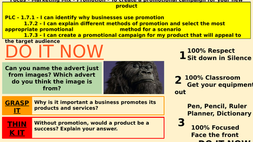 Marketing Bundle - KS3 / KS4 | Teaching Resources