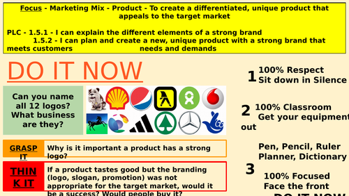 Marketing Bundle - KS3 / KS4 | Teaching Resources