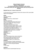 Edexcel GCSE Macbeth exam extract & question | Teaching Resources