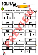 Christmas Bar Model Practise: Bonds to 10 | Teaching Resources