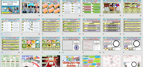 2024 General Election Politics Quiz | Teaching Resources