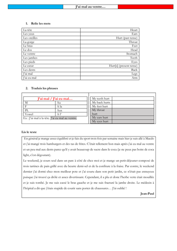 French GCSE food (WHOLE UNIT) | Teaching Resources