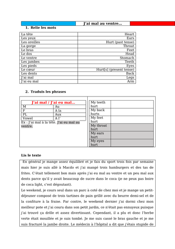 French GCSE food (WHOLE UNIT) | Teaching Resources