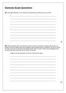 Osmosis A Level Biology | Teaching Resources