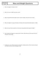 Mass and Weight Questions | Teaching Resources