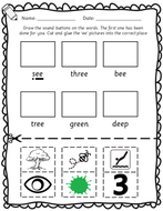 Reception / Year 1 /Year 2 - RWI phonics set 2 'I can read' workbook ...