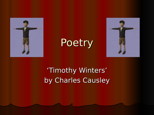 Christmas Lesson: 'Timothy Winters' | Teaching Resources Christmas Lesson: 'Timothy Winters' | Teaching Resources