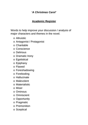 'A Christmas Carol' by Charles Dickens | Teaching Resources