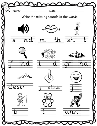 Reception / Year 1 /Year 2 - RWI phonics set 2 'I can read and write ...