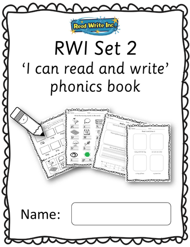 Reception / Year 1 /Year 2 - RWI phonics set 2 'I can read and write ...