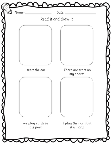 Reception / Year 1 /Year 2 - RWI phonics set 2 'I can read and write ...