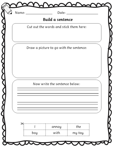 Reception / Year 1 /Year 2 - RWI phonics set 2 'I can read and write ...