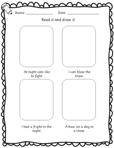 Reception / Year 1 /Year 2 - RWI phonics set 2 'I can read and write ...
