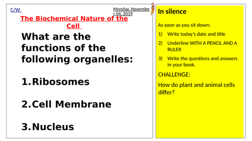 The biochemistry of life | Teaching Resources