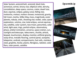 Science Fiction Vocabulary | Teaching Resources