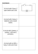 AQA GCSE Electricity Lesson 01 - Circuit Diagrams | Teaching Resources