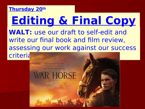 War Horse by Michael Morpurgo ~ Ready-to-use lessons Chapters 13 - The ...