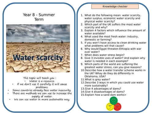 Water Knowledge Booklet | Teaching Resources