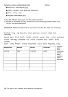 Word classes - Starter task | Teaching Resources