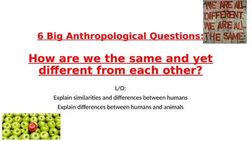 IB Social and Cultural Anthropology- Engaging with Anthropology ...
