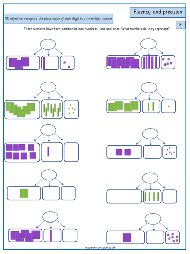 Year 3 place value White Rose Problem solving strips | Teaching Resources