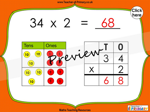 Introducing Multiplying 2-Digits by 1-Digit - Year 3 | Teaching Resources