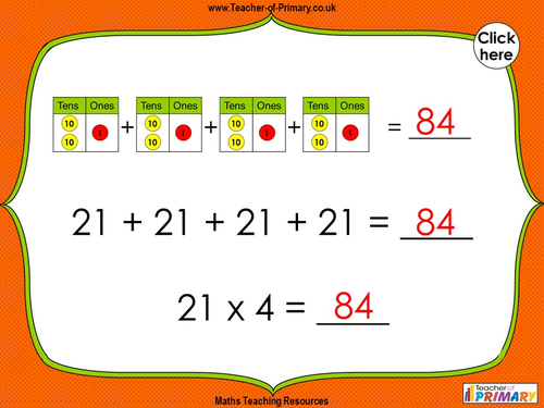 Introducing Multiplying 2-Digits by 1-Digit - Year 3 | Teaching Resources