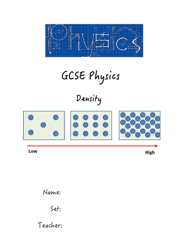 GCSE Density Topic | Teaching Resources