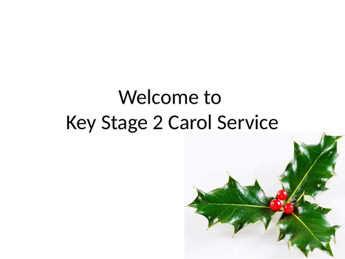 Christmas Carol Concert Script and accompanying Powerpoint with lyrics ...