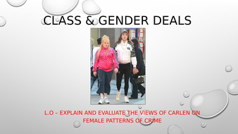 Class & Gender Deals (Carlen): Crime & Deviance | Teaching Resources