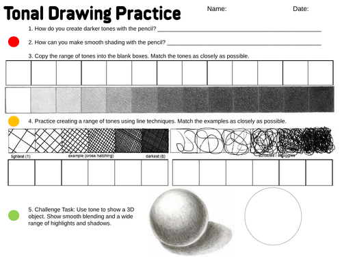 KS3 Tonal Practice Starter Worksheet | Teaching Resources
