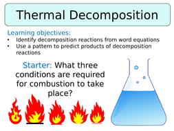 KS3 ~ Year 7 ~ Thermal Decomposition | Teaching Resources