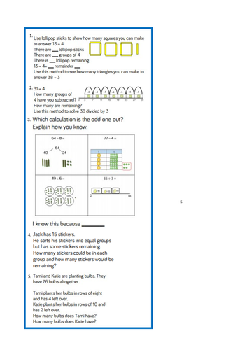 White Rose Year 3 Mastery Multiplication and Division V2 | Teaching ...
