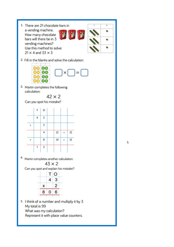 White Rose Year 3 Mastery Multiplication and Division V2 | Teaching ...