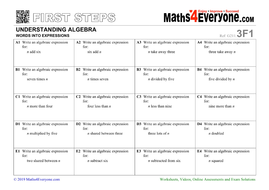 Words Into Expressions (Worksheets with Solutions) | Teaching Resources