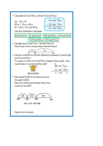 Year 3 White Rose Money Mastery | Teaching Resources