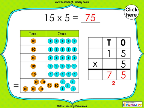 Multiplying 2-Digits by 1-Digit - Year 3 | Teaching Resources