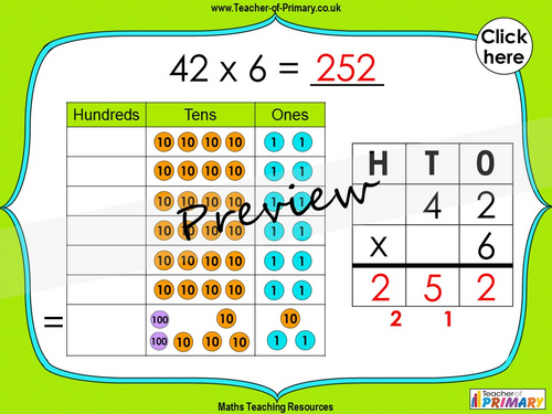 Multiplying 2-Digits by 1-Digit - Year 3 | Teaching Resources