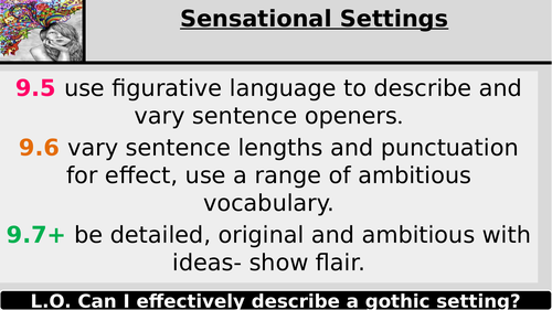 KS3 Gothic Literature- Setting Description | Teaching Resources