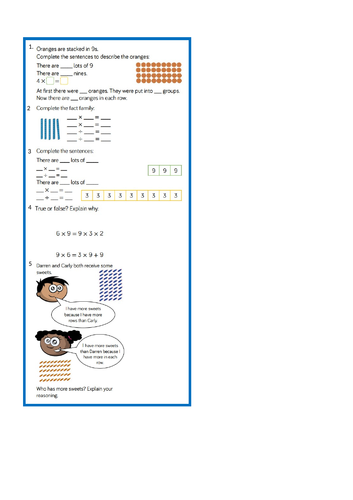 Year 4 White rose multiplication Mastery | Teaching Resources