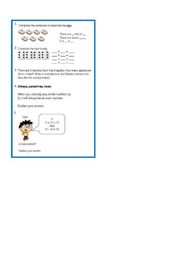 Year 4 White rose multiplication Mastery | Teaching Resources